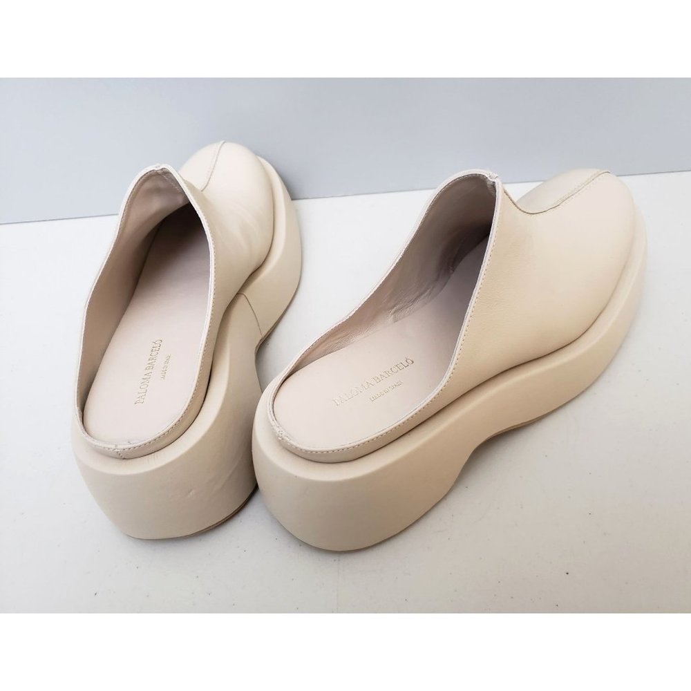 Paloma Barcelo Ega Wedge Clog In Ivory Womens Size 41 - Gem